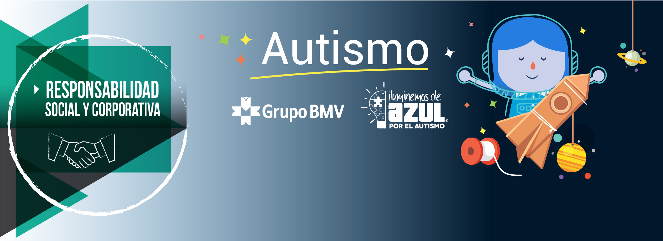 Iluminemos de azul por el Autismo - Hablemos de Bolsa